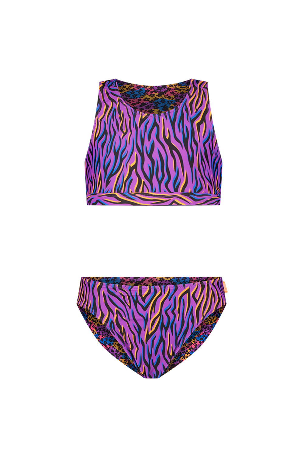 Inside out Just Beach girls bikini Funky Zebra